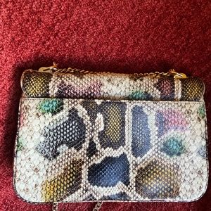 Brahmin | Bags | Brahmin Multi Color Snakeskin Crossbody Bag | Poshmark